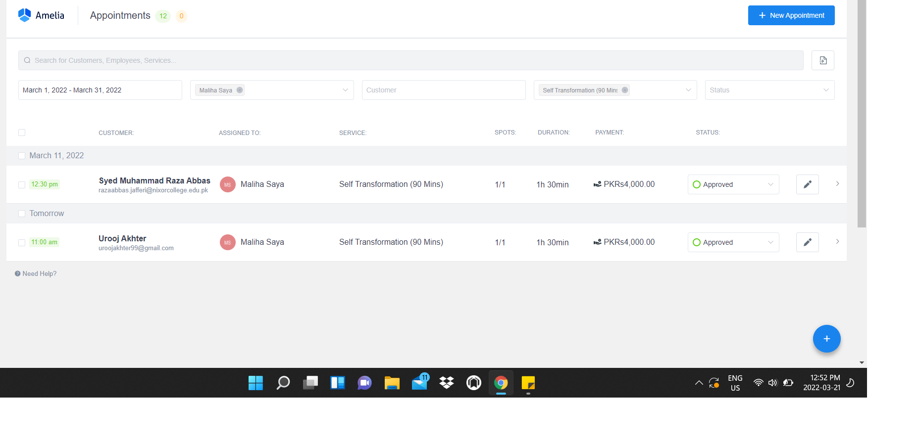 "Appointments Error" (#3006526) / TMS-Plugins